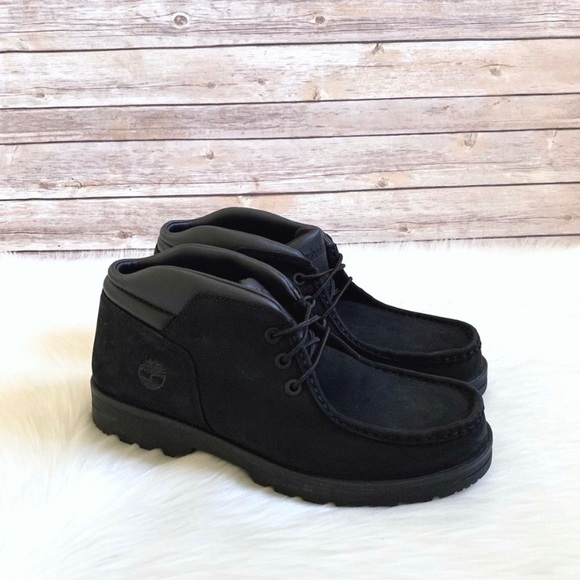 Timberland | Shoes | Timberland Black Newtonbrook Moc Toe Chukka Boots ...